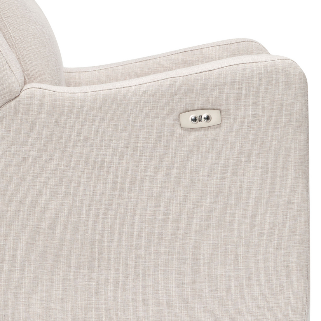 Henry Electric Recliner Glider Nursing Chair in Egg Shell | iL Tutto UK